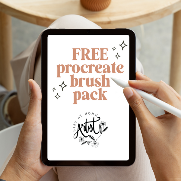 FREE Procreate Brush Pack – stayathomeartistshop