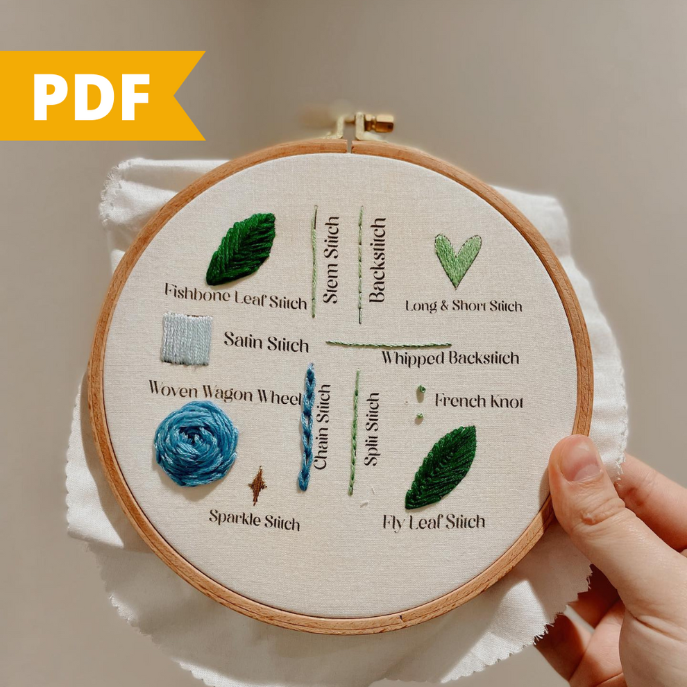 Beginner's Stitch Sampler Kit – stayathomeartistshop